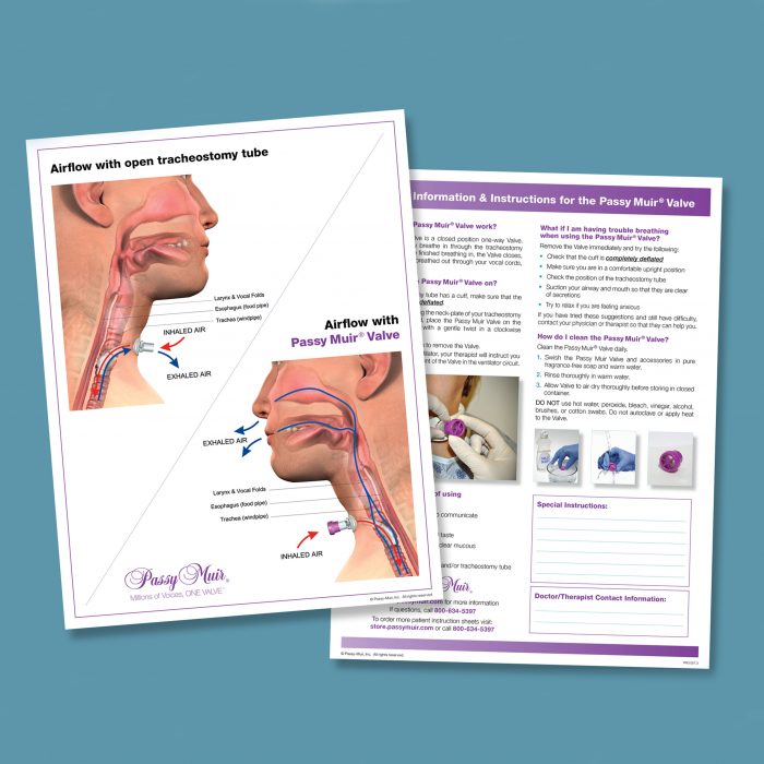 Patient Education Handouts - Passy-Muir